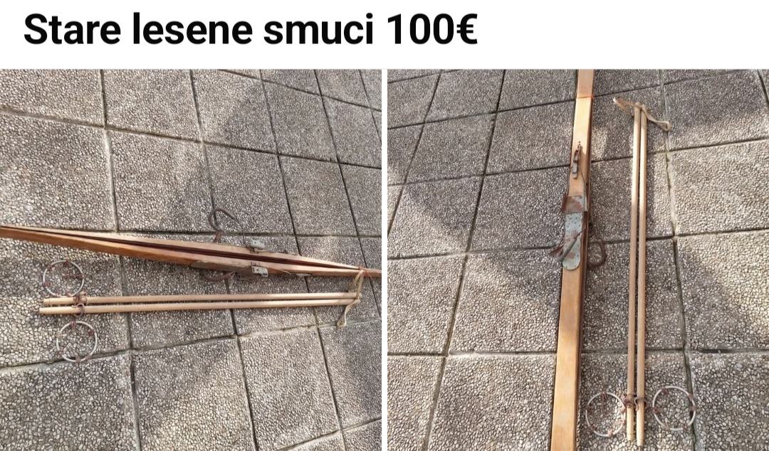 Stare lesene smuči