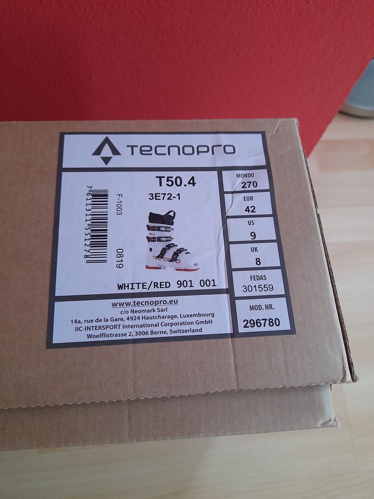 Smučarski čevelj Technopro 42 številka