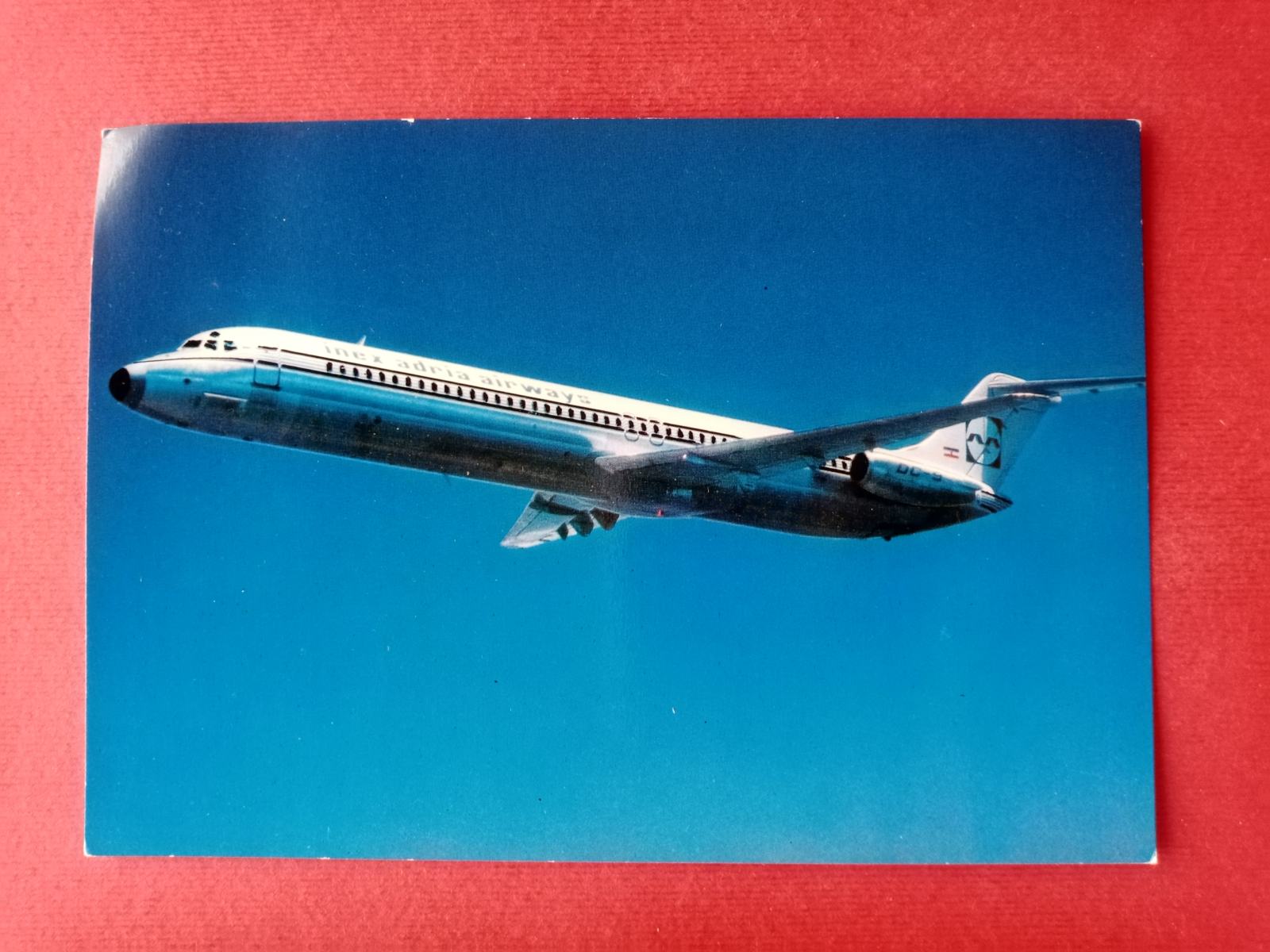 Inex Adria airways DC-9.Letalo