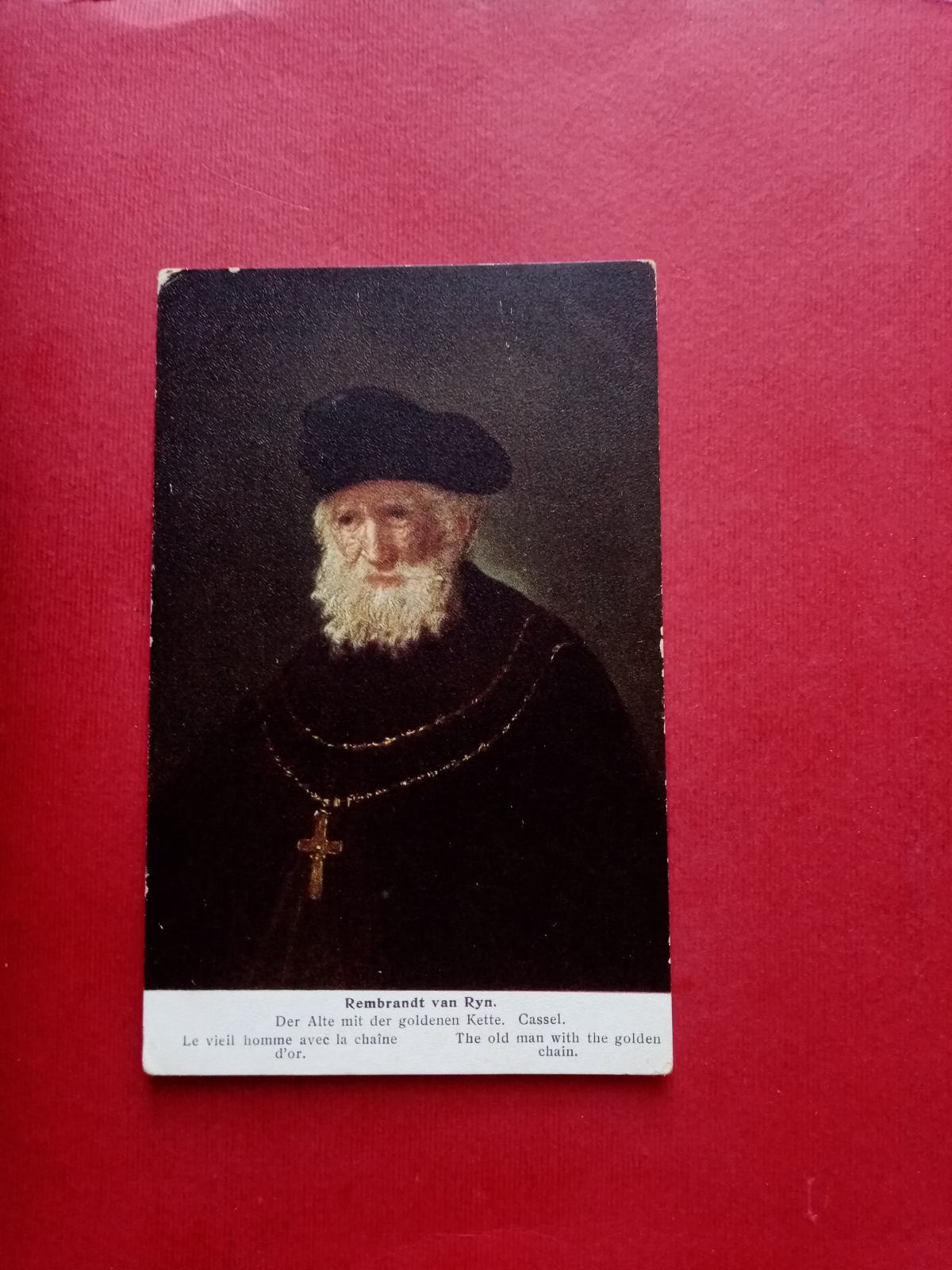 Rembrandt van Rijn – Starec z zlato verigo.