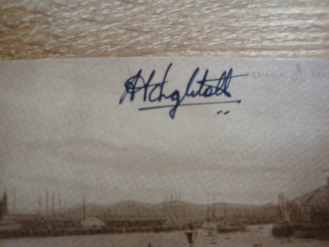 Titanik (podpis vnuka Commander C.H. Lightoller.)REDKO