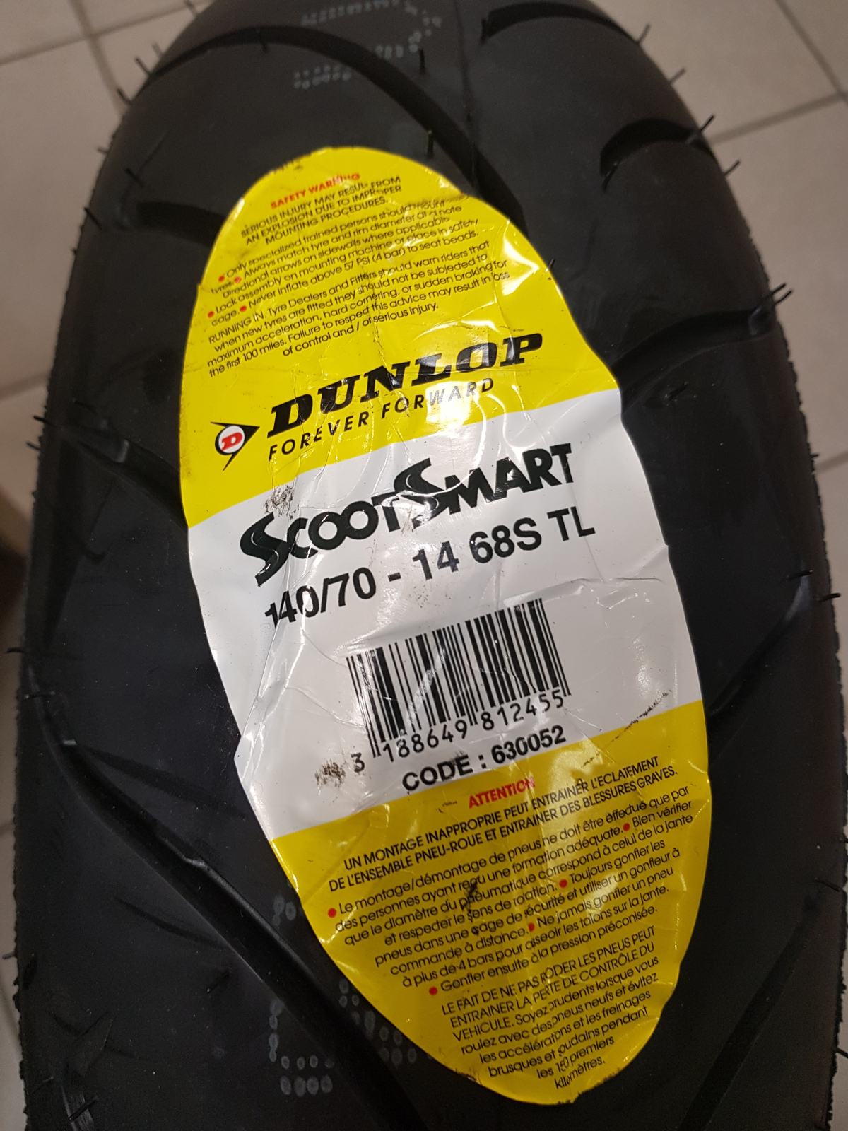 140/70-14 SKUTER GUMA DUNLOP