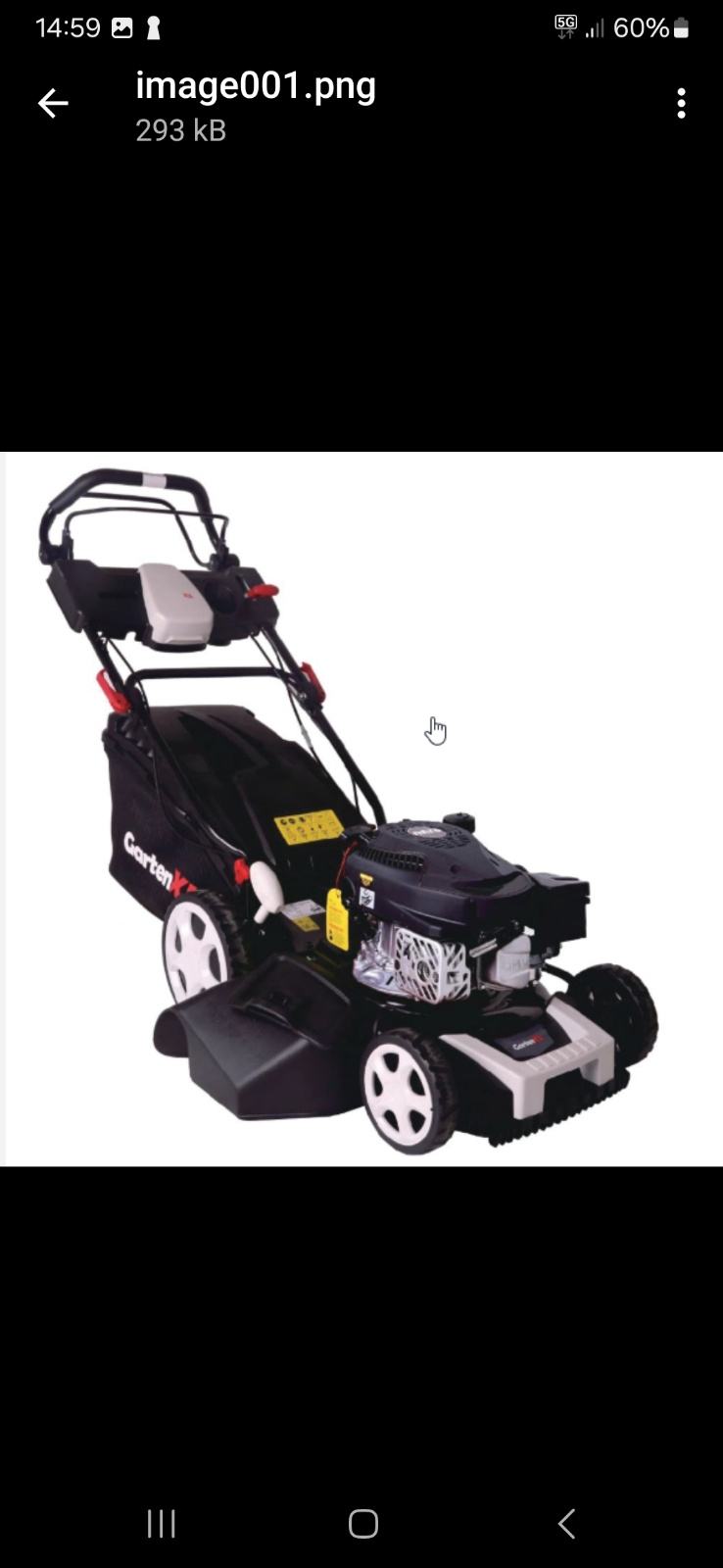 Samohodna benc kosilnica