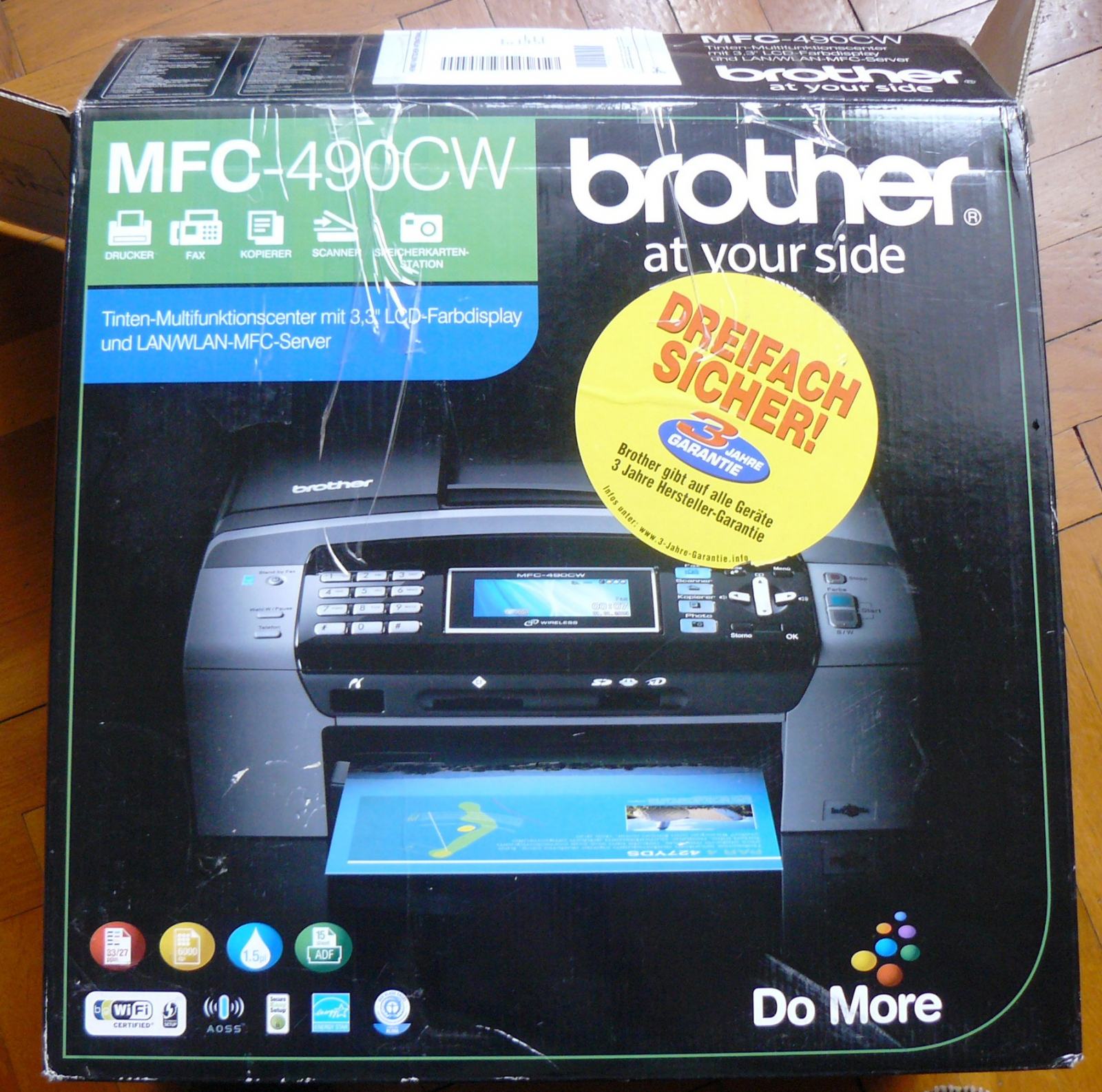 Brother MFC490CW multifunkcijski inkjet barvni tiskalnik (OPOMBA)