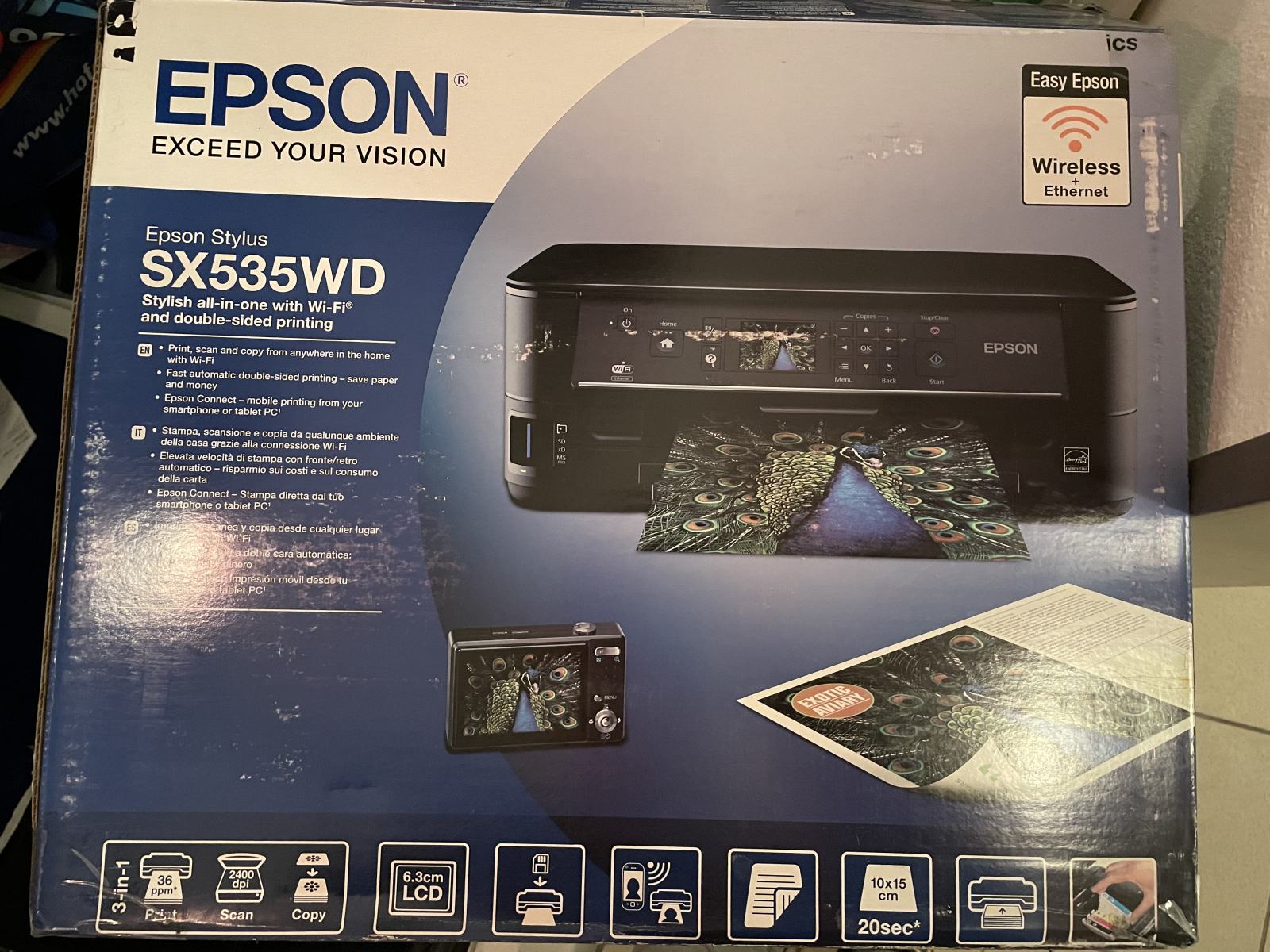 Epson stylus SX535WD NOVO