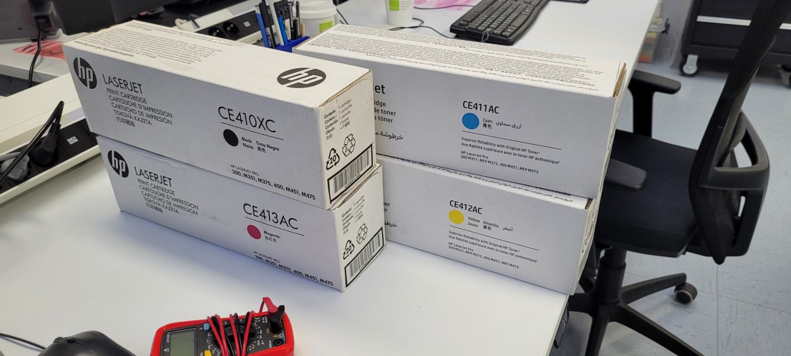 HP LaserJet Pro 300 color MFP M375 + kartuše