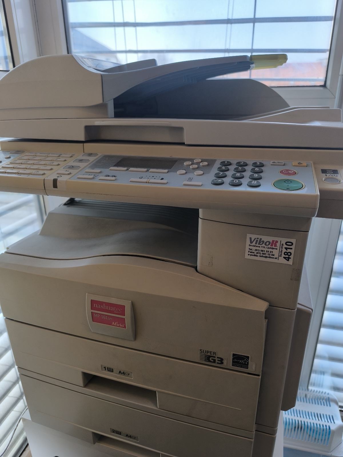 Tiskalnik Multifunkcijski Ricoh Nashuatec mp 161spf aficio