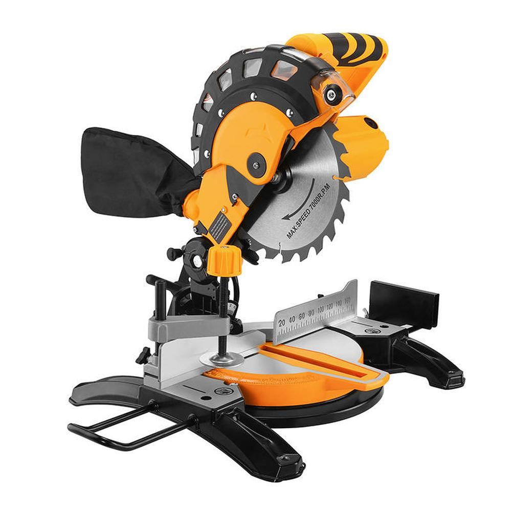 1450W zajeralna preklopna namizna žaga 210mm