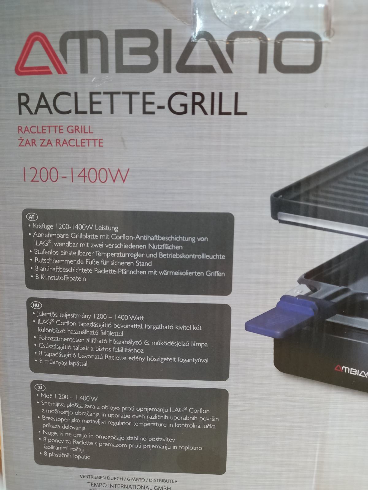 Raclette grill Ambiano