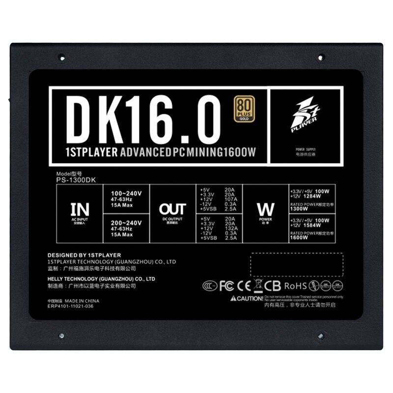 1STPLAYER DK16.0 | 1600W | Napajalnik