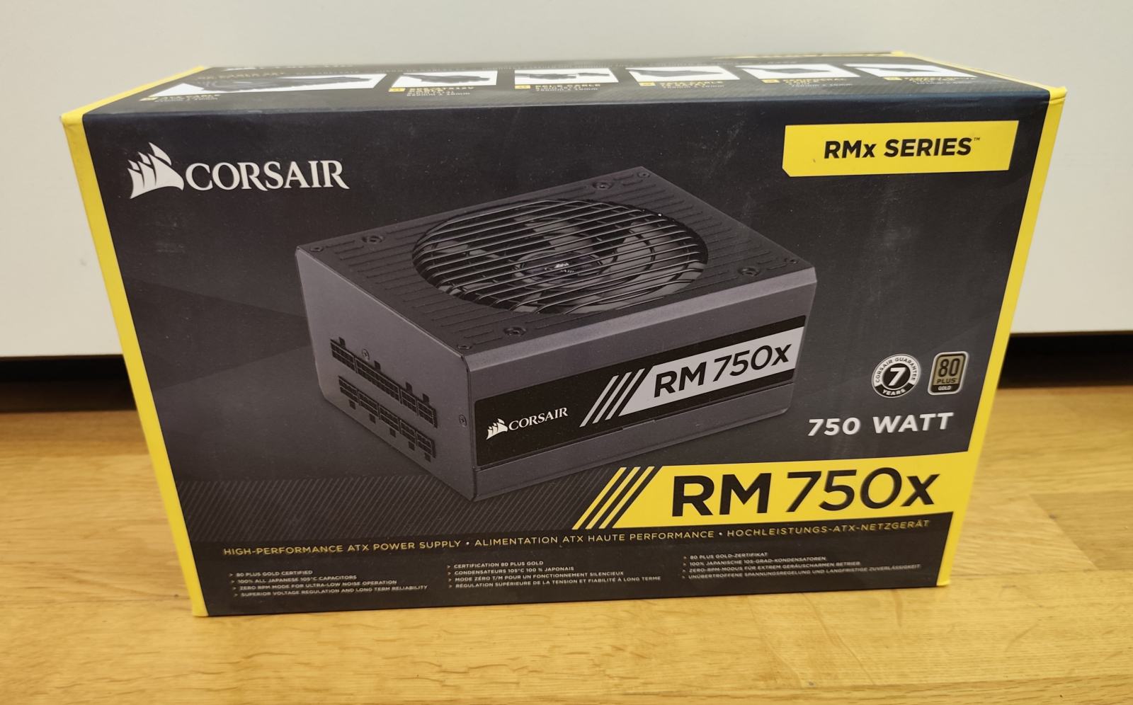 Corsair RMx Series RM750x | 750W | 80 Plus Gold | Modularni Napajalnik