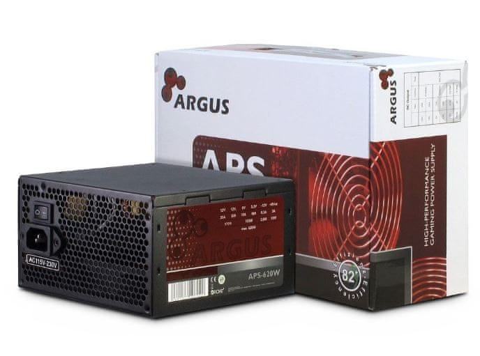 Inter-tech ATX napajalnik Argus APS-620W - odprta embalaža
