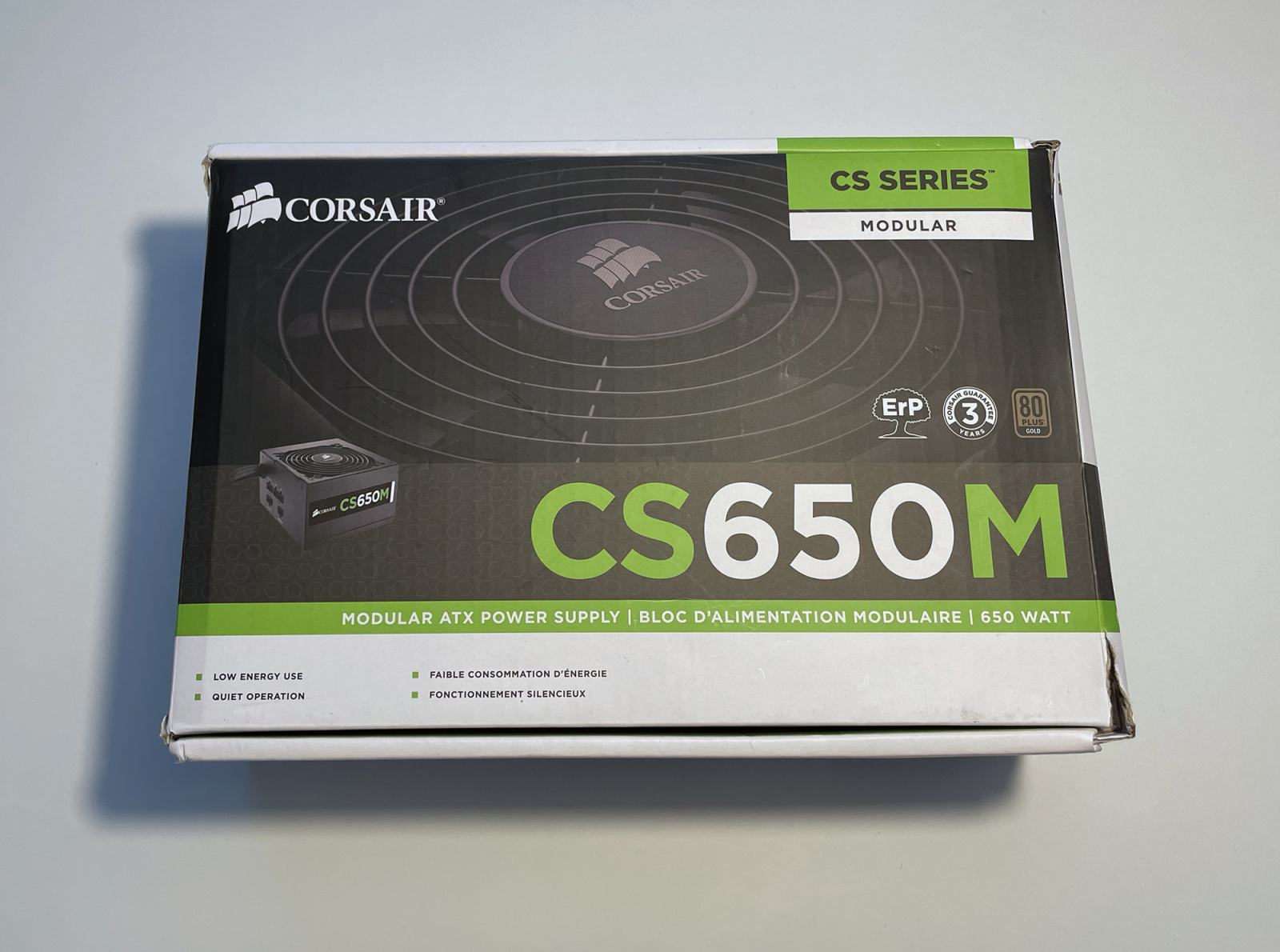 Modularni 650W napajalnik Corsair CS650M Modular 80+ Gold