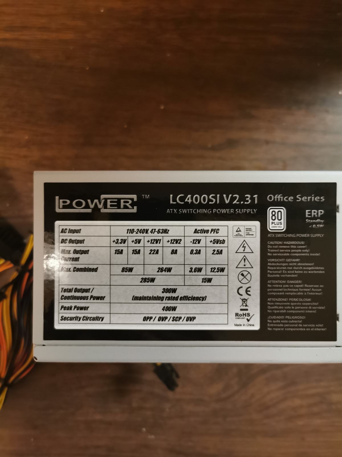 Napajalnik LC-POWER LC 400SI 300/400W