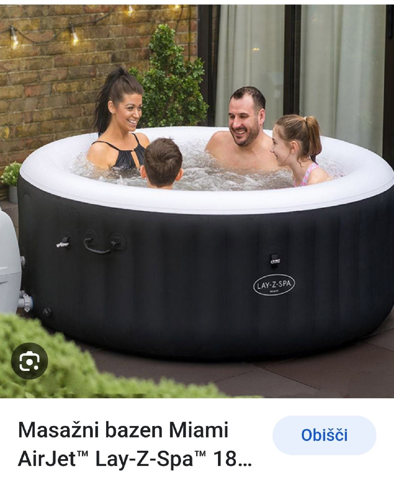 masažni bazen lay-z spa miami NOV-NEUPORABLJEN