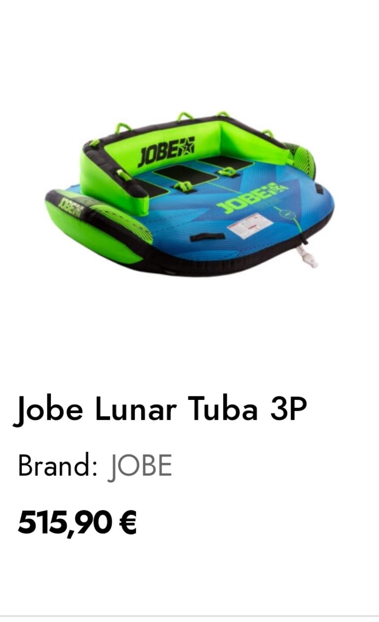 Tuba Jobe Lunar za 3 osebe