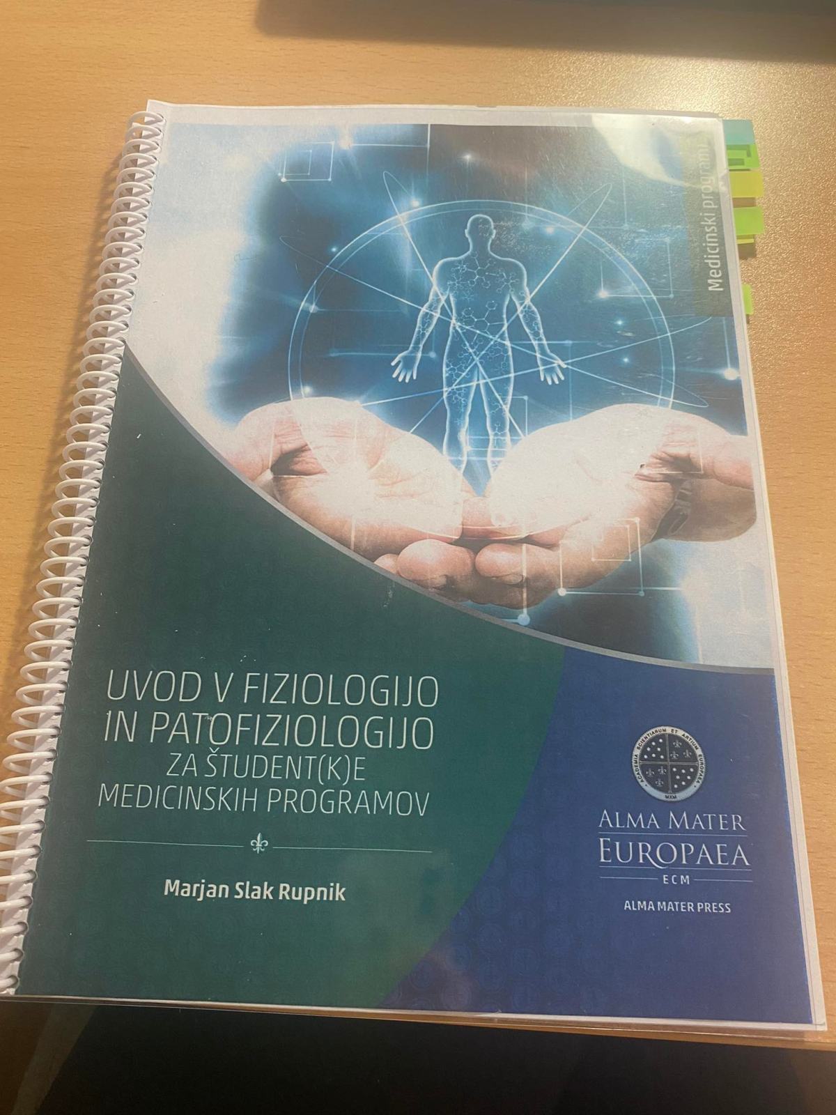Uvod v fiziologijo in patofiziologijo- Marjan Slak Rupnik