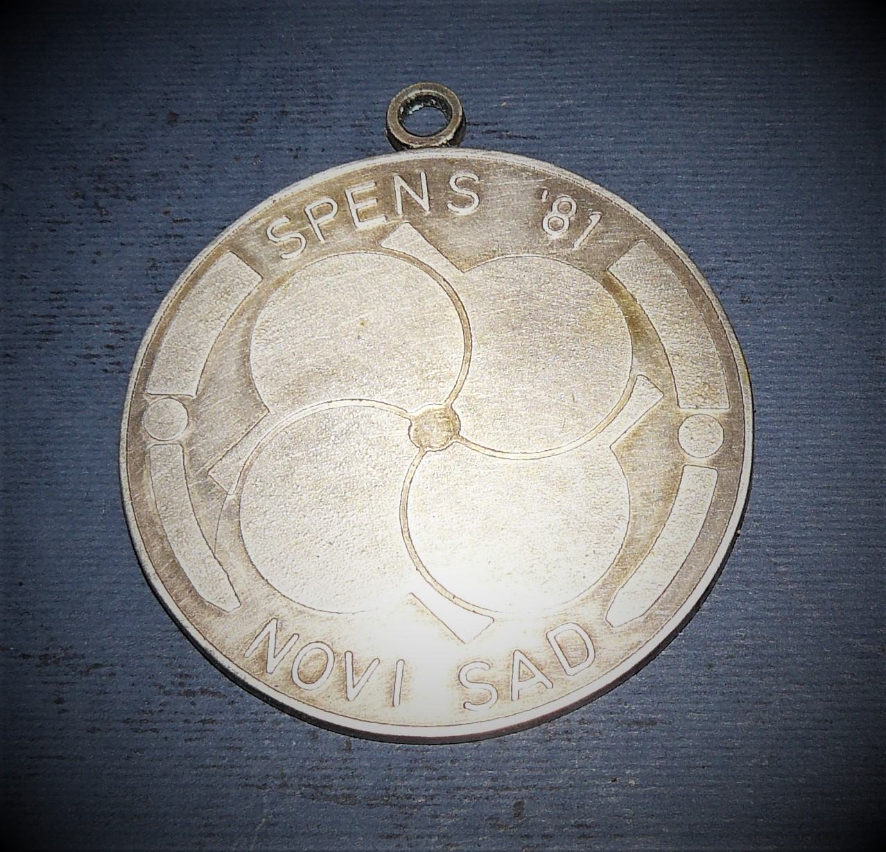 Medalja SPENS 1981 SP Namizni tenis NOVI SAD, masivna, velika