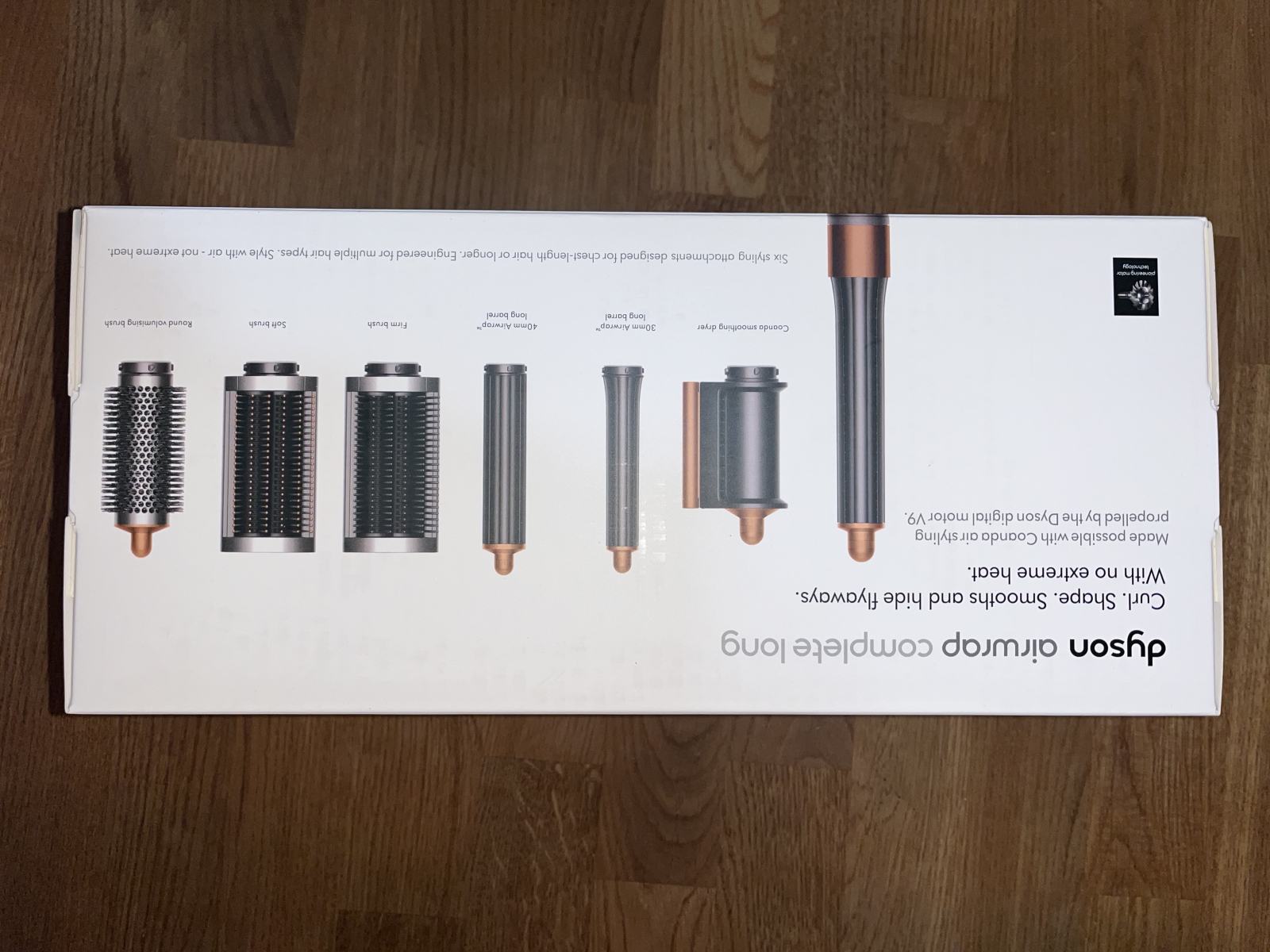 DYSON Airwrap HS05 Complete Set Long, Nickel/Copper