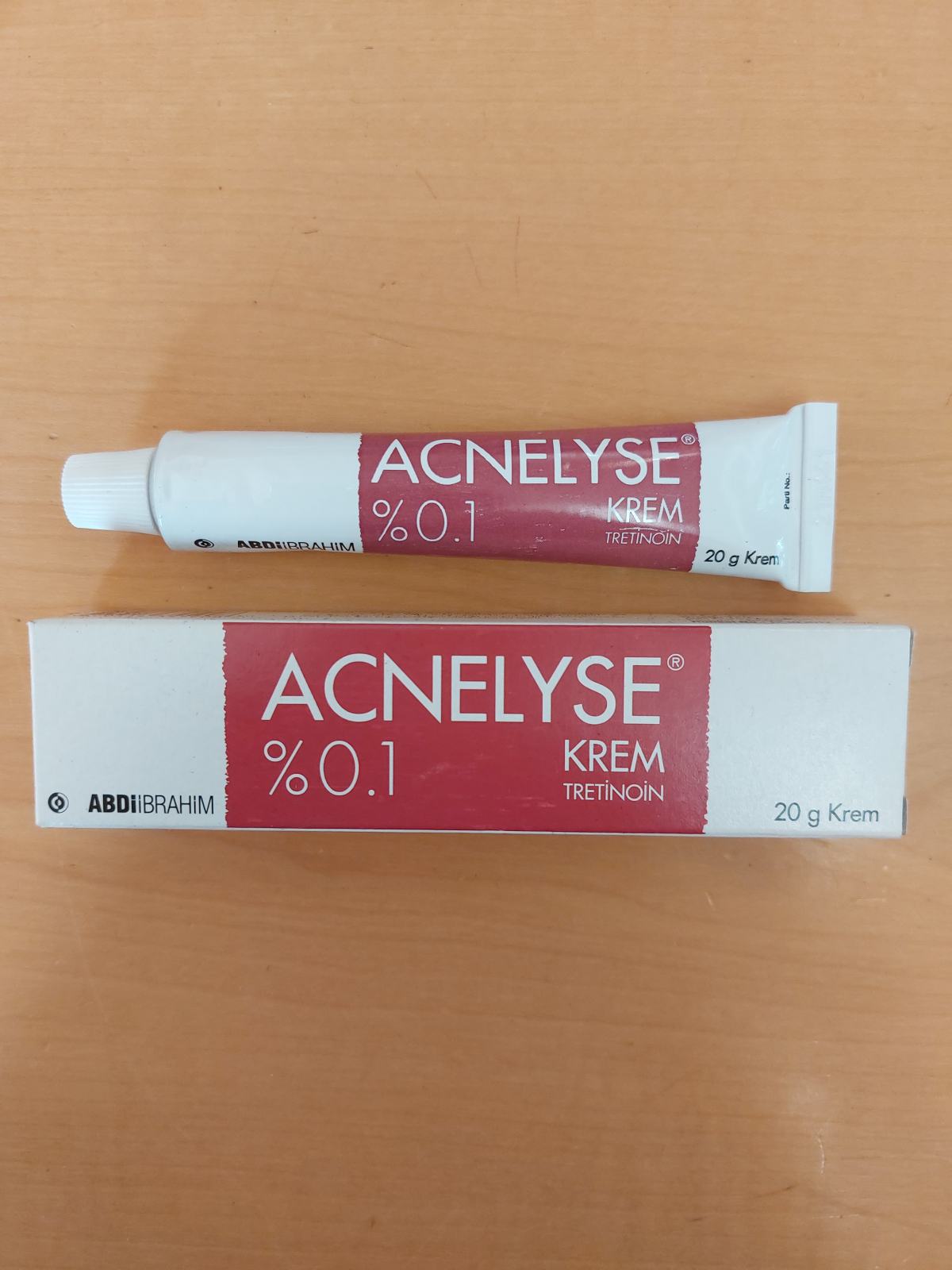 ACNELYSE (Tretinoin 0,1%, Retin A krema)