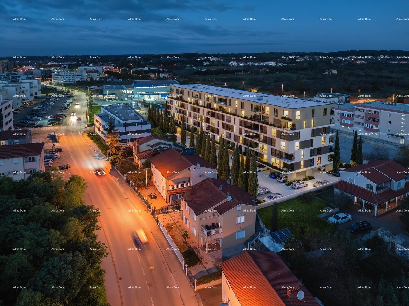 Pula, nov projekt! Večstanovanjska, moderna stavba z dvigalom, blizu c ...