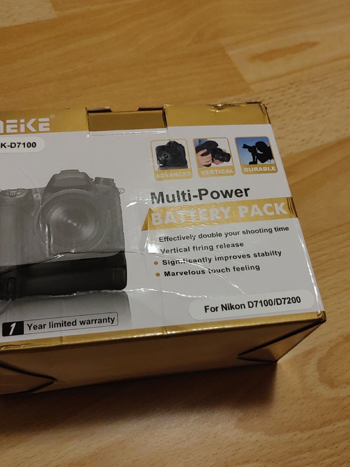 battery pack za nikon d7100/d7200