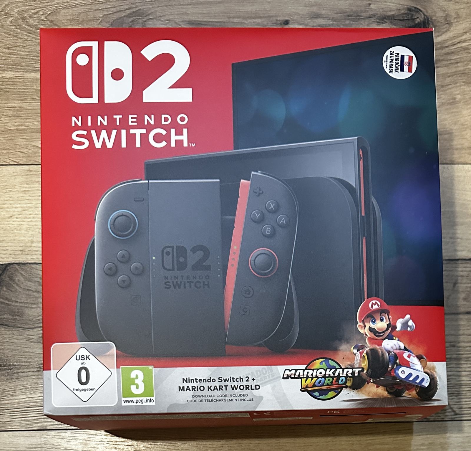 Nintendo Switch 2 z igro Mario Kart World - NOVO ZAPAKIRANO