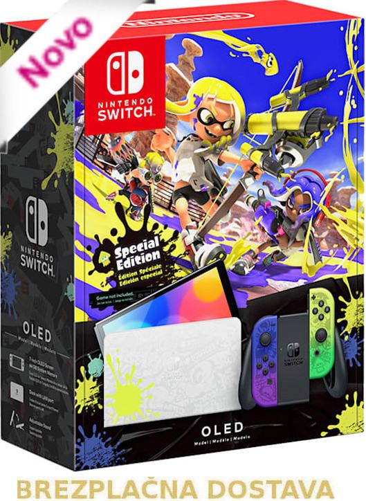 Splatoon 3 Edition Nintendo Switch OLED 7 64G Posebna izdaja konzole