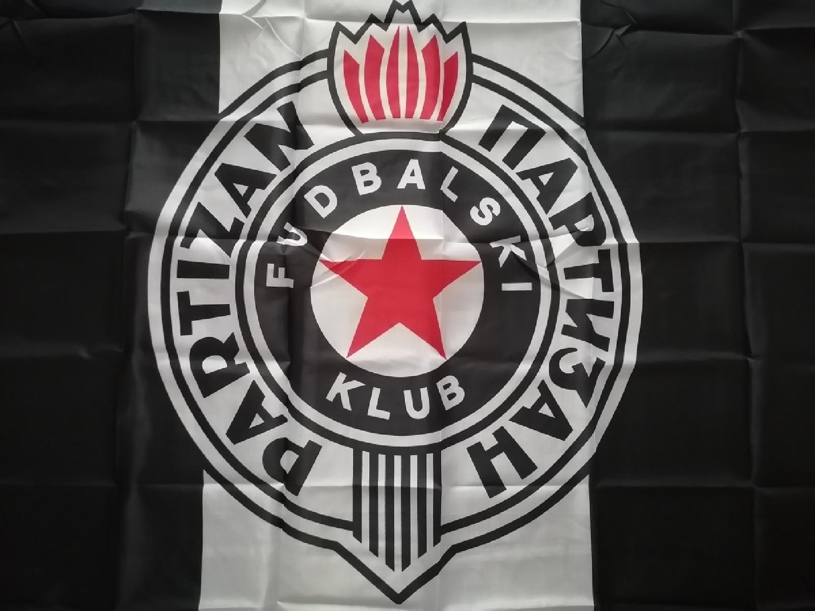 Zastava FK PARTIZAN Beograd velika 150 X 90