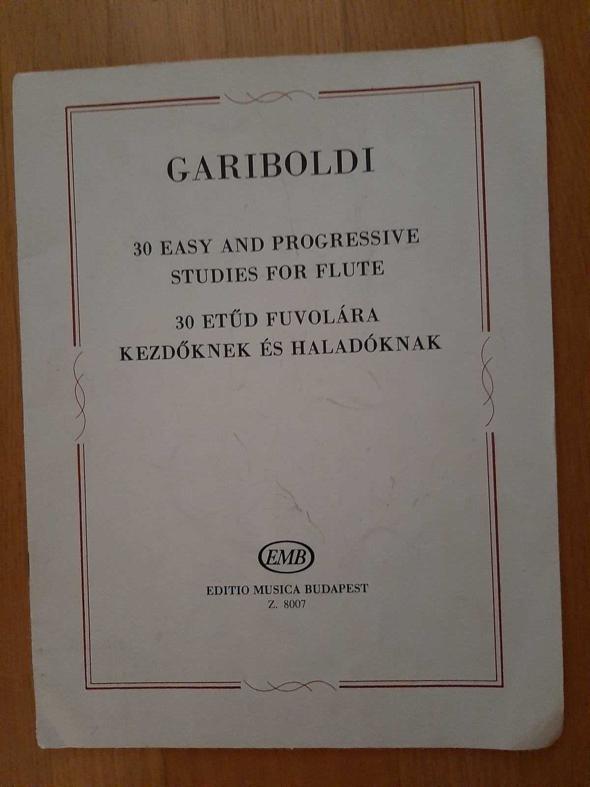 Gariboldi note za flavto