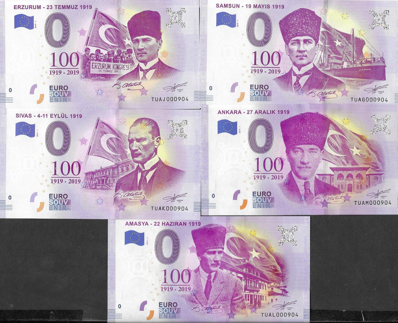 0 EURO ATA TURK UNC