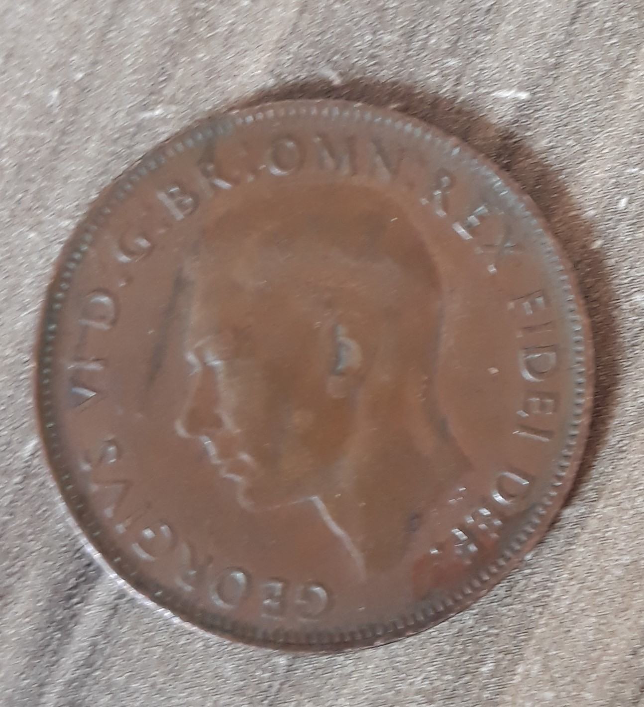 King George Vl 1952 Australia penny