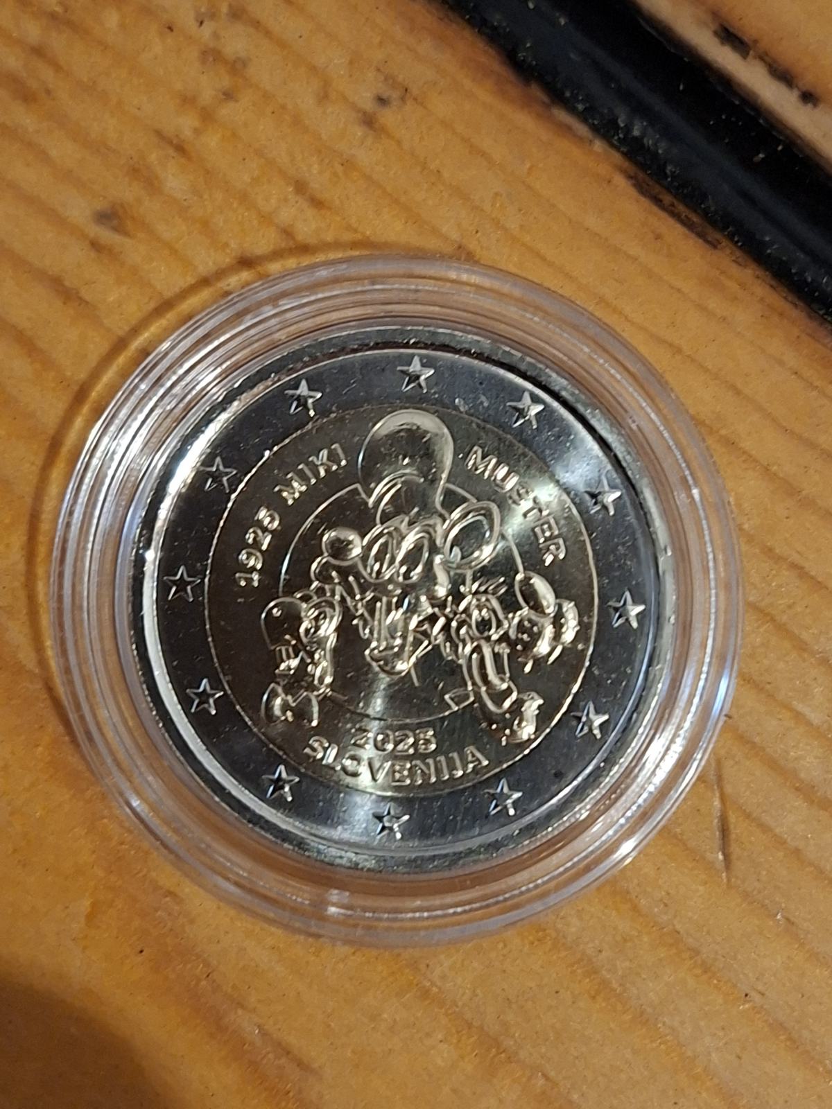Kovanci, 2€ kovanec, kovanec, 2€, miki muster