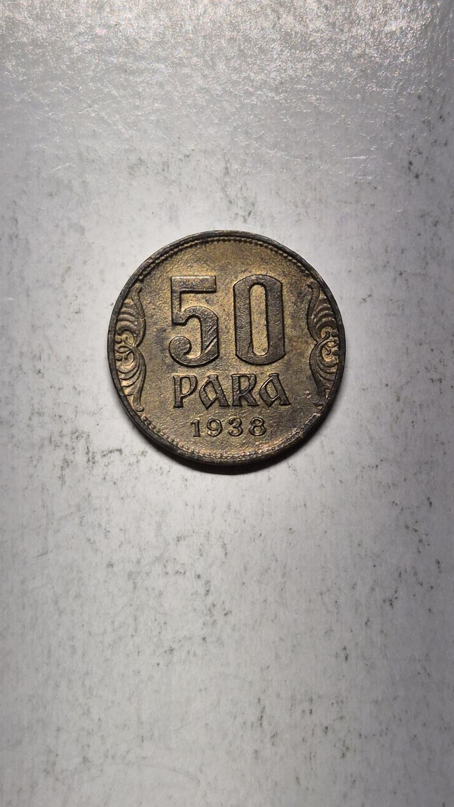 Kovanec 50 para Kraljevina Jugoslavija
