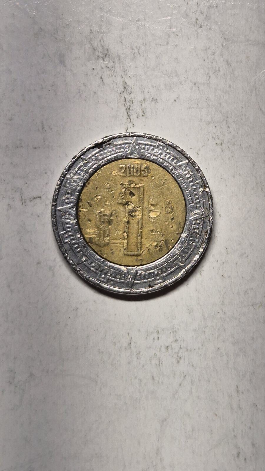 Kovanec Mexico 1 peso