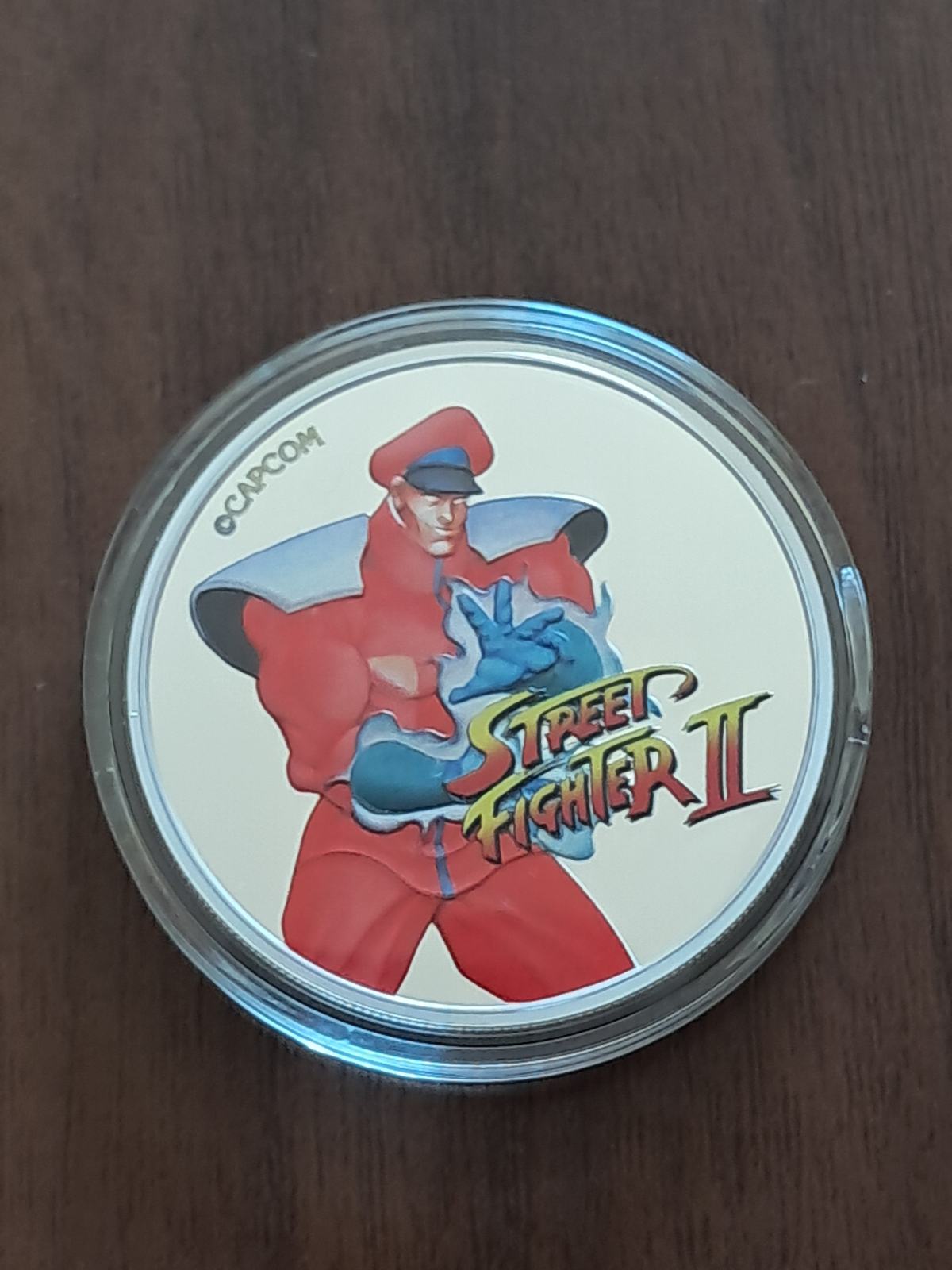 srebrnik 2021 Fiji Street Fighter II 30th An. M Bison 1 oz S. Colored