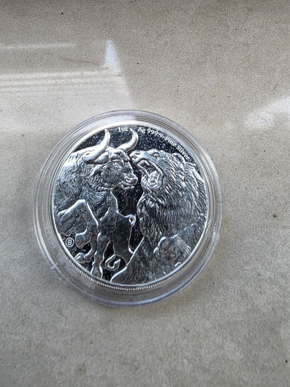 Srebrnik bull&bear 20x