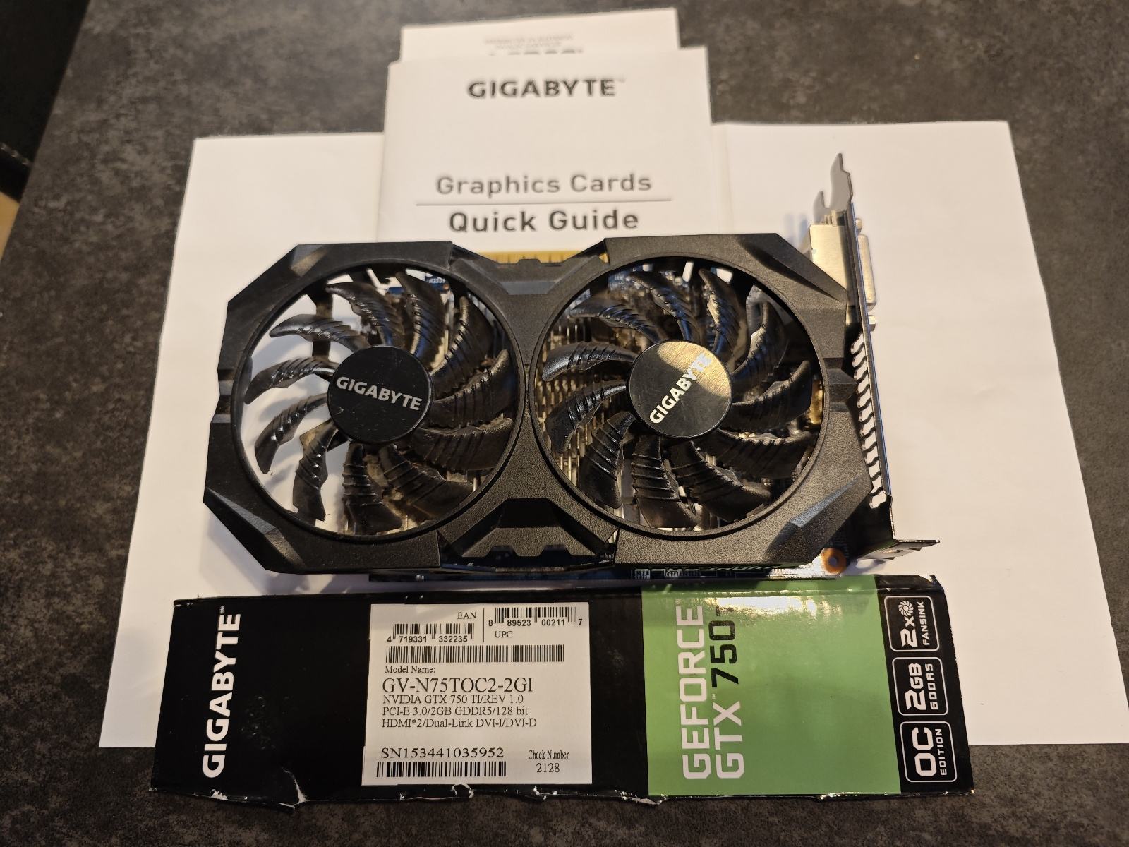Gigabyte GeForce GTX 750 Ti