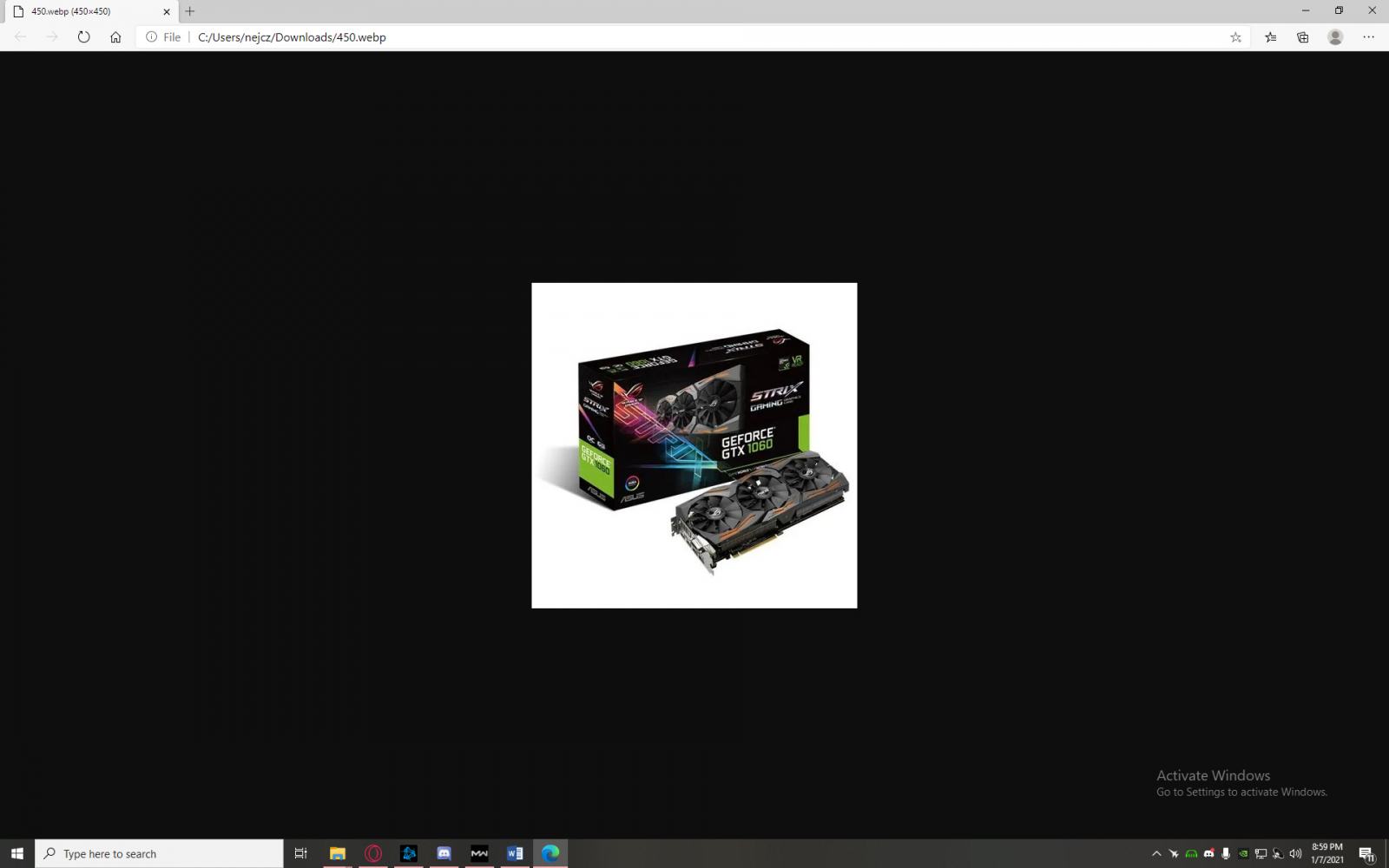 Grafična kartica asus rox strix 1060 6gb