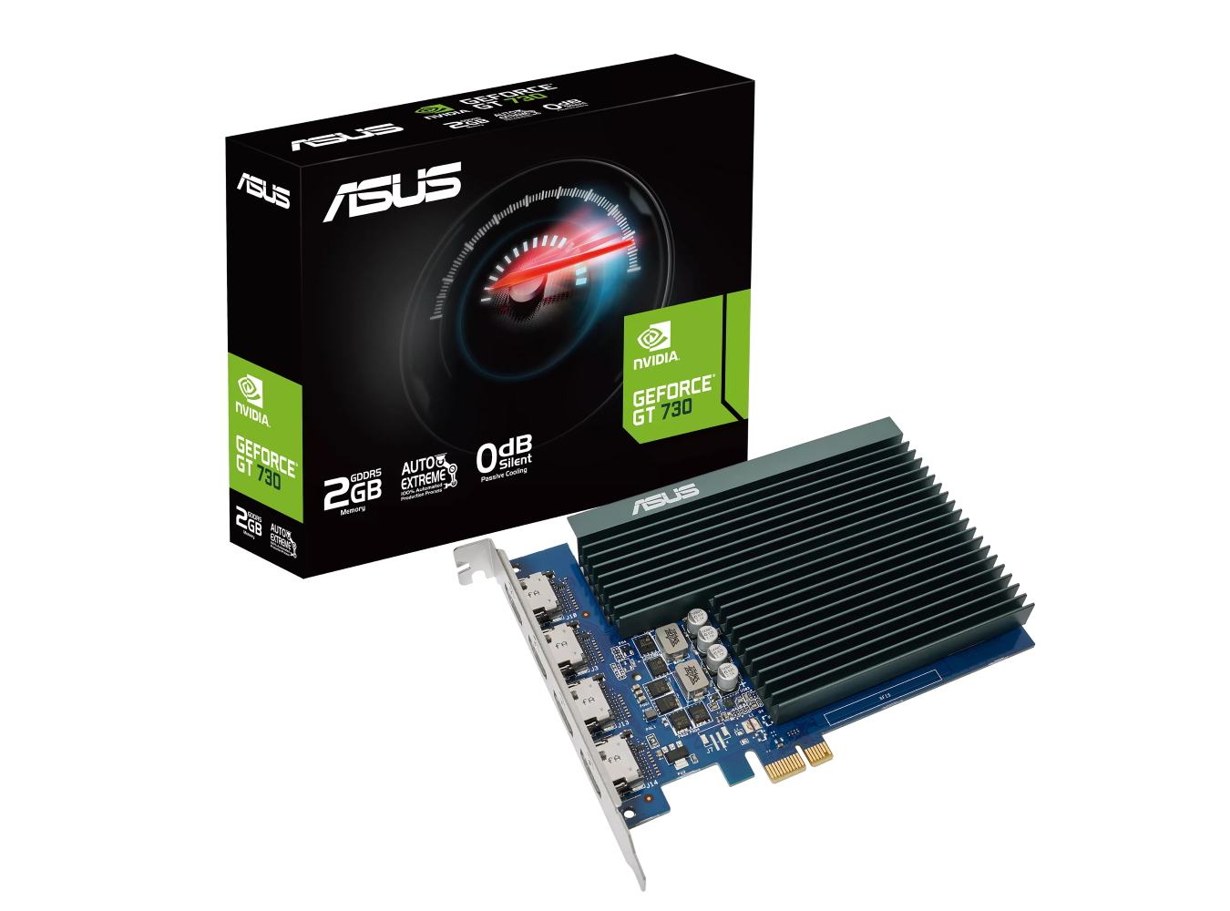 GRAFIčNA KARTICA GEFORCE GT 730, 2048 MB DDR5, PCI-E, ASUS