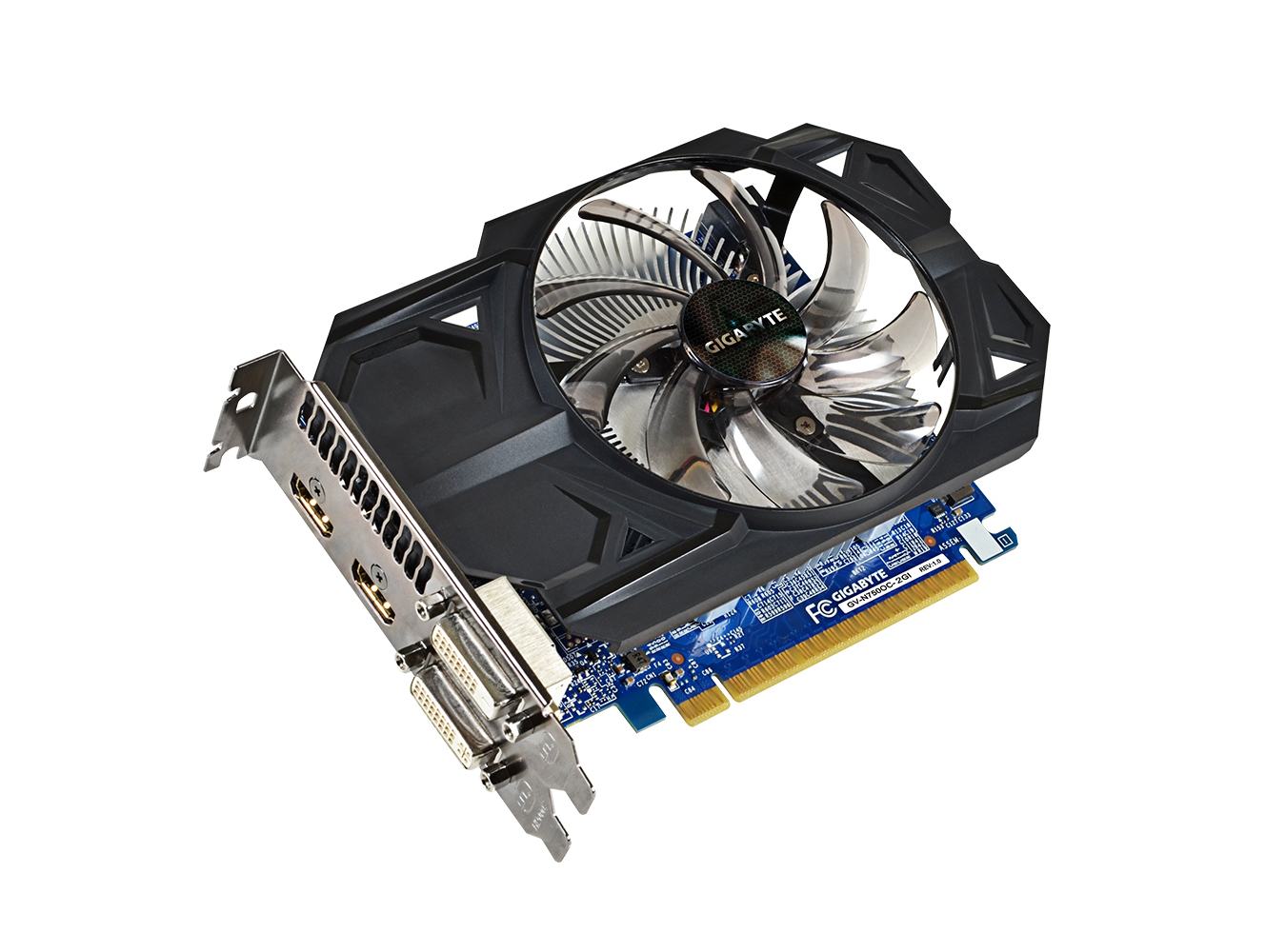 GRAFIčNA KARTICA GEFORCE GTX 750, 2048 MB DDR5, PCI-E, GIGABYTE, RABLJ