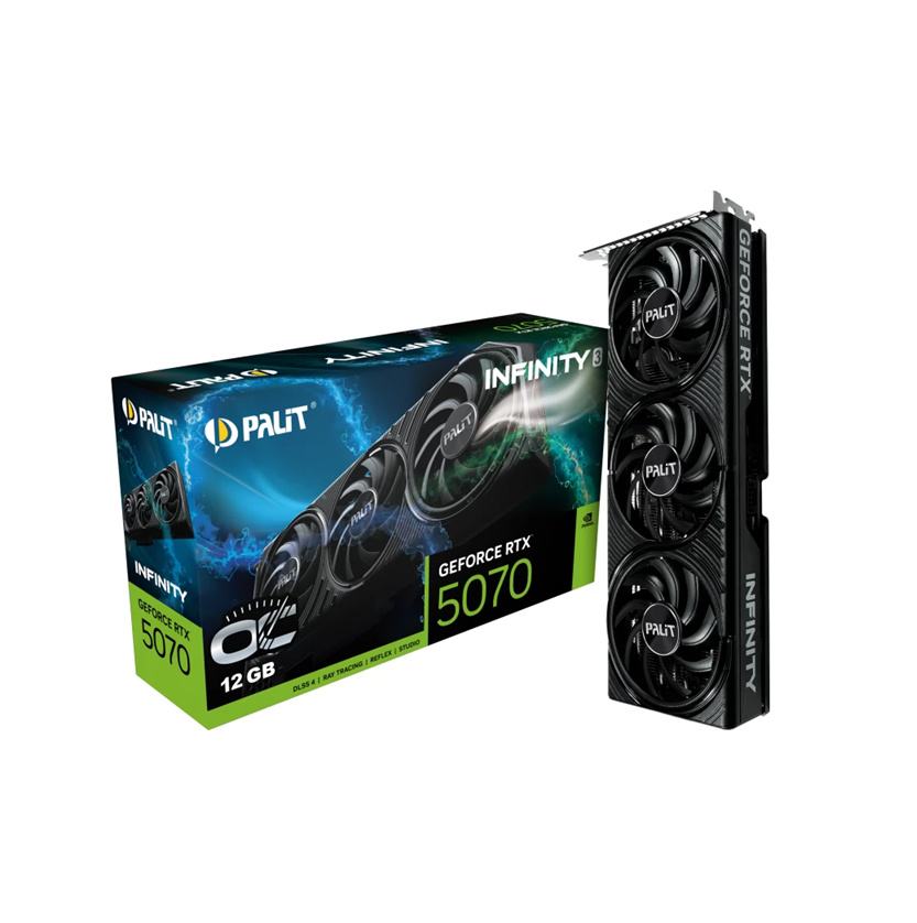Palit RTX 5070 Infinity 3 OC 12GB | GDDR7 | HDMI 3xDisplayport | Grafi