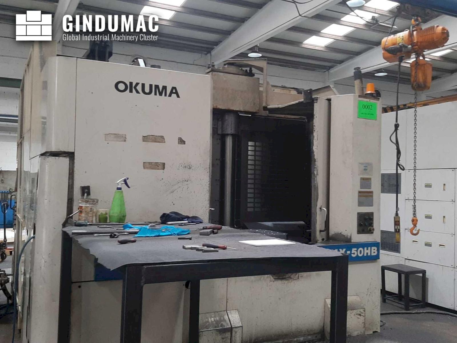 Okuma MX-50HB Horizontal Machining center