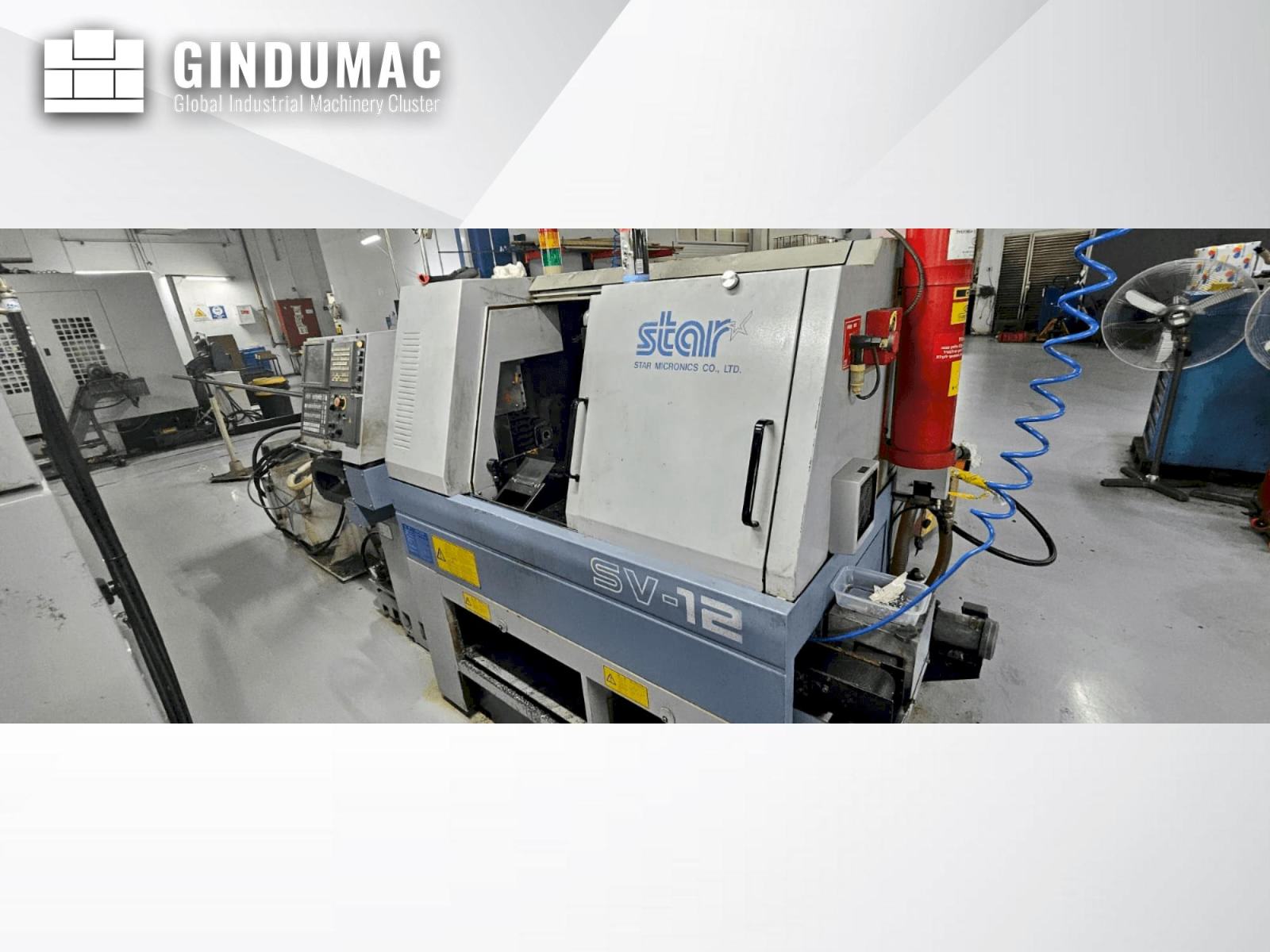 Used Swiss Type Turning Machine STAR SV-12 - 2006 - for sale | GINDUMA