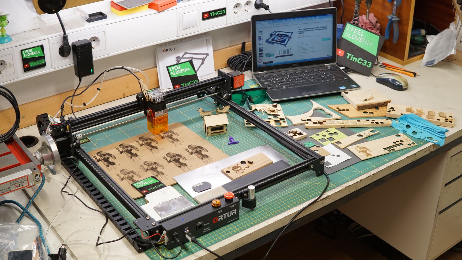 Ortur Laser Master Pro 2 cnc za graviranje / rezanje lesa