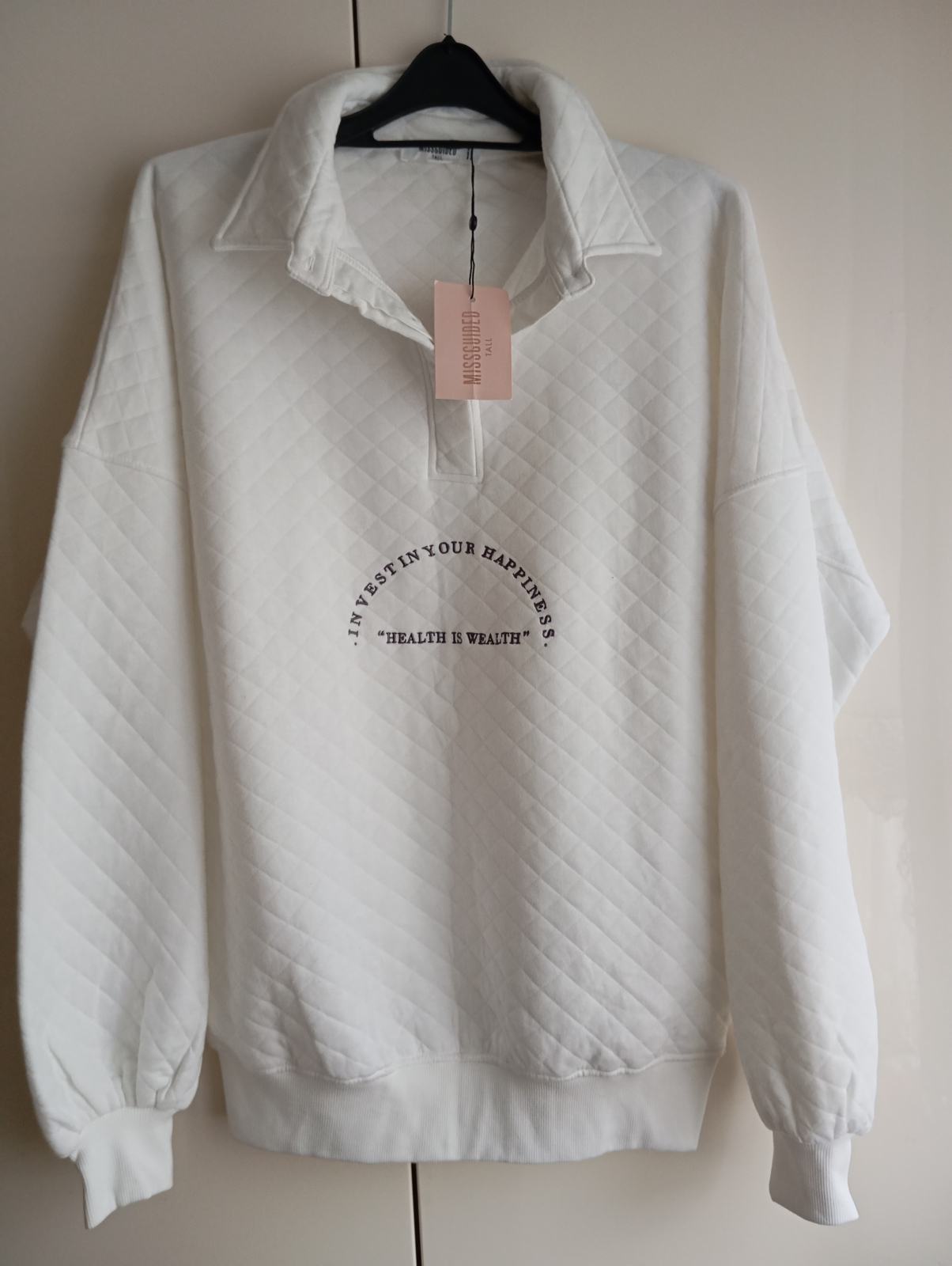 MISSGUIDED LONDON NOV BEL PULOVER Z ETIKETO XXL