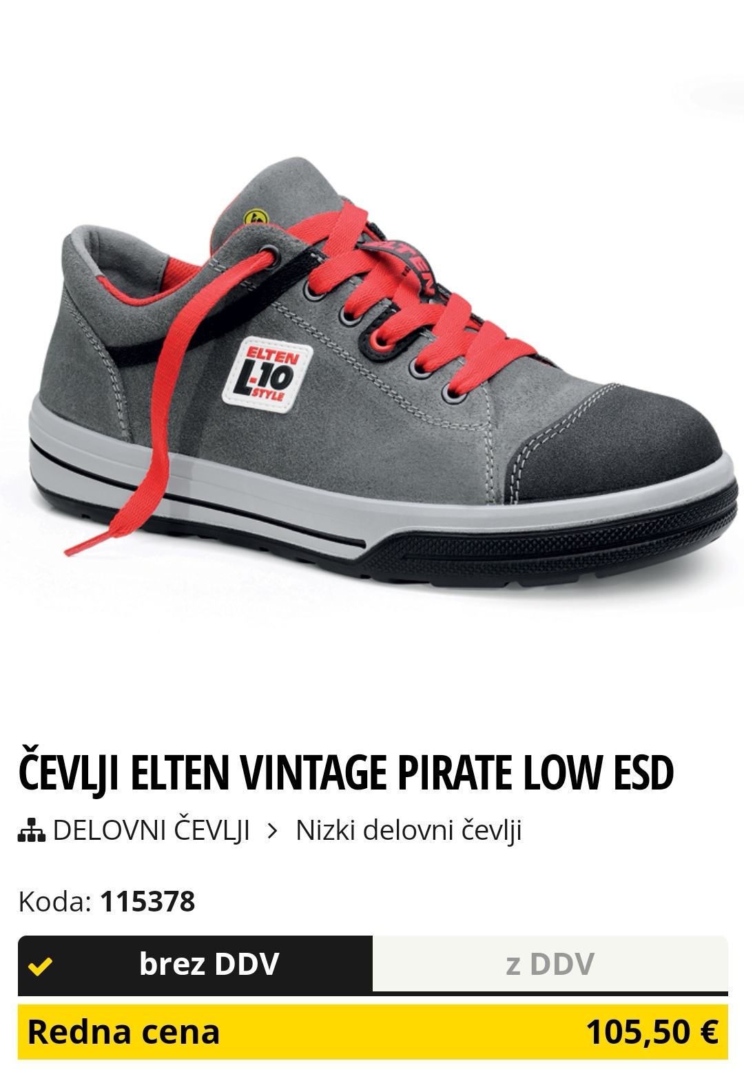 Delovni čevlji Elten