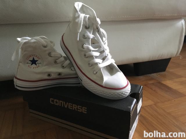 Prodam visoke bele Allstarke št. 31