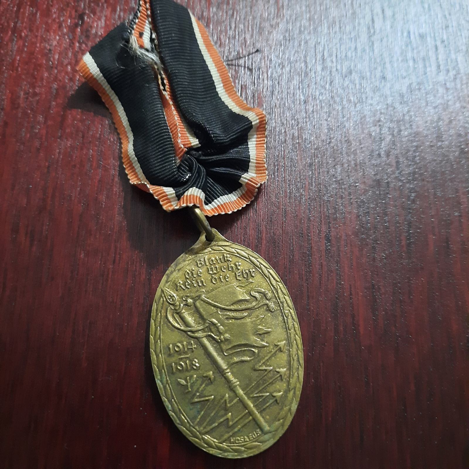 Nemška medalja 1 sv. vojna 1914 1918