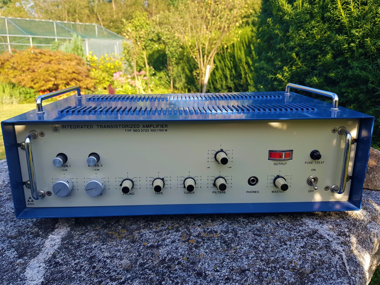 Iskra ojačevalec SEO 2733 100/150W INTEGRATED TRANSISTORIZED AMPLIFIER